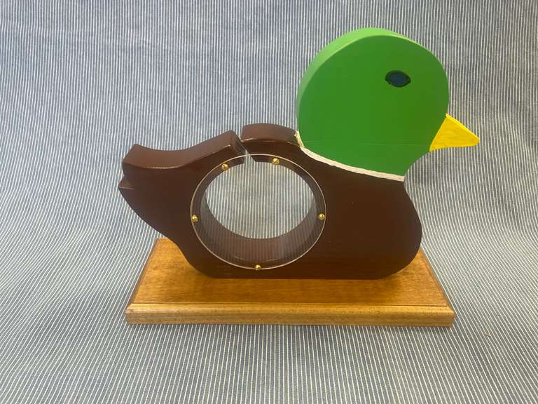 Wooden Duck Bank - Gavel Roads Online Auctions