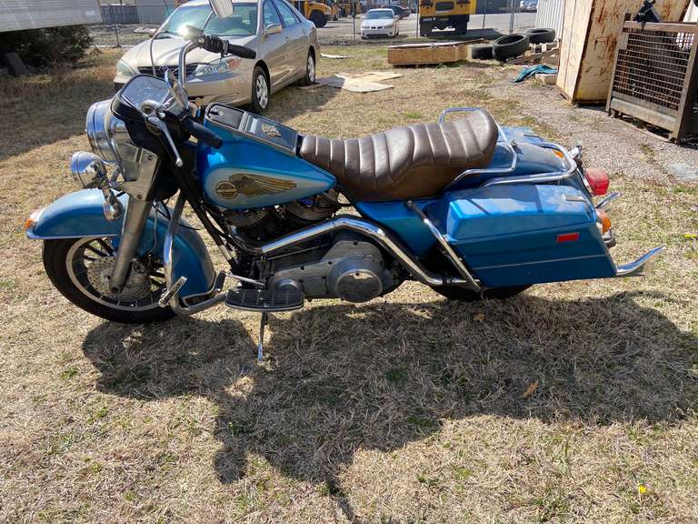 1980 Harley Davidson FLT King of the Highway Motorcycle - Gavel Roads ...