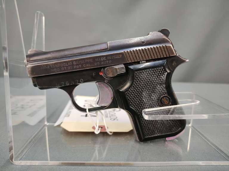 Armi Tanfoglio Giuseppe .25 Italian Pocket Pistol & (1) Magazine ...
