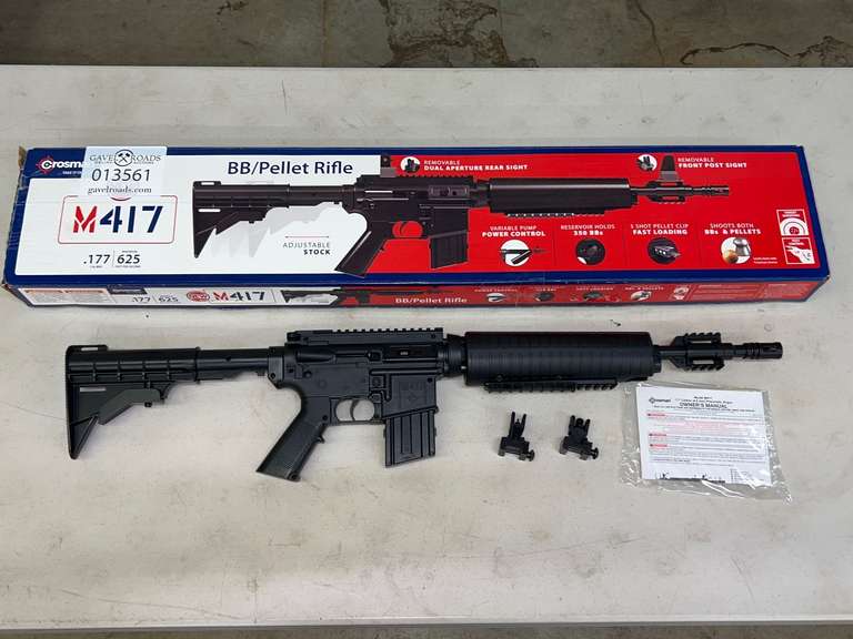 Crossman M417 BB/Pellet Rifle - Gavel Roads Online Auctions