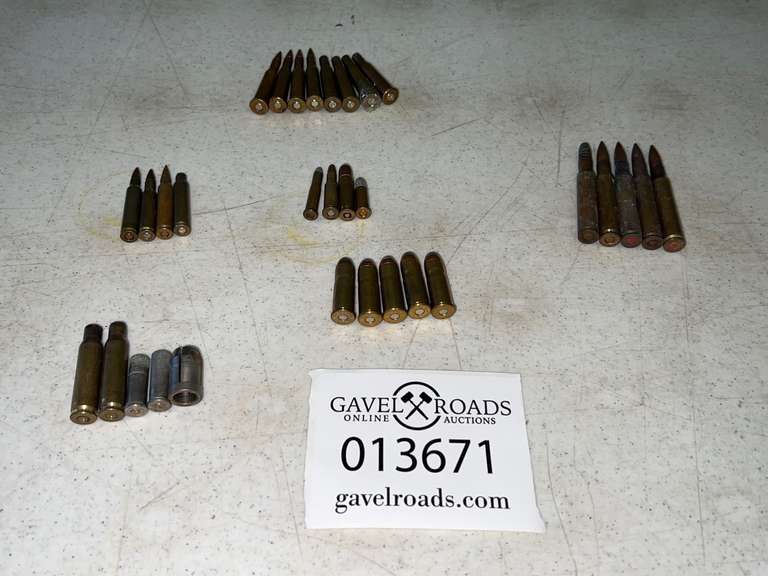 Misc. Spent & Unspent Rounds of Ammunition - Gavel Roads Online Auctions