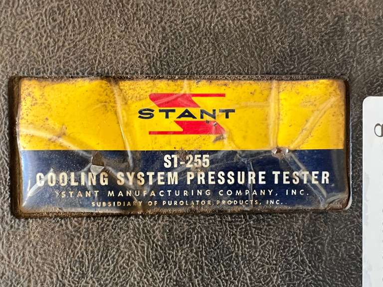 Stant ST-255 Cooling System Pressure Tester - Gavel Roads Online Auctions
