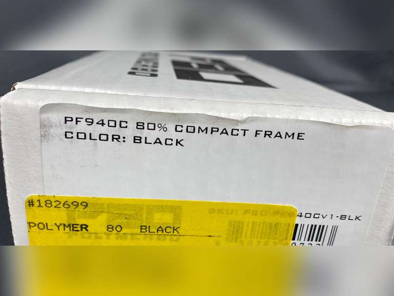 Polymer80 PF940C 80% Compact Pistol Frame Kit - Glock Compatible (NIB ...