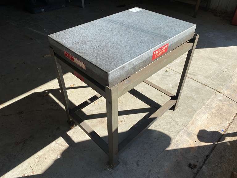 Precision Granite Table - Gavel Roads Online Auctions