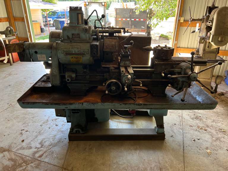 Warner & Swasey M-1420 No.4 Universal Ram Type Turret Lathe - Gavel ...