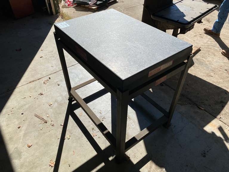 Precision Granite Table - Gavel Roads Online Auctions