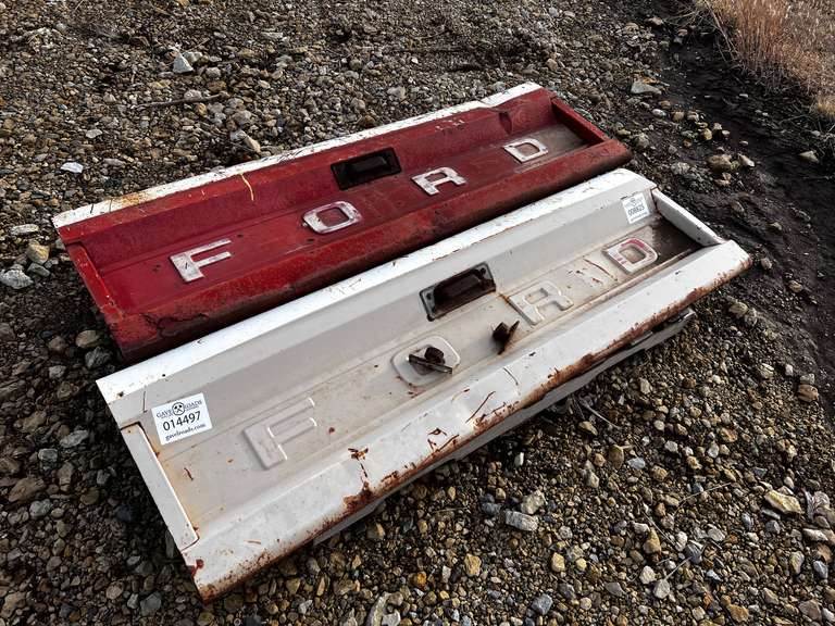 (2) Antique Ford Tailgates - Gavel Roads Online Auctions