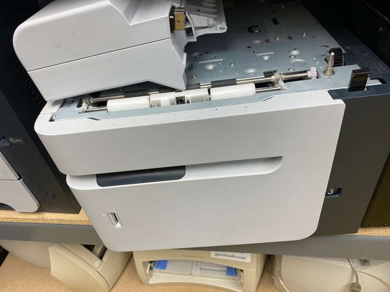 Hewlett Packard M602 Laser Jet Printer w/Extra Tray - Gavel Roads ...