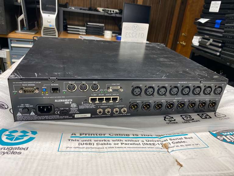 1 Ibm Eserver I5 1 Ibm 520 Server And 1 Allen And Heath Idr 8 Audio