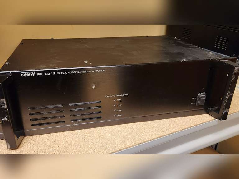 interM PA-9312 Public Address Power Amplifier - Gavel Roads Online Auctions