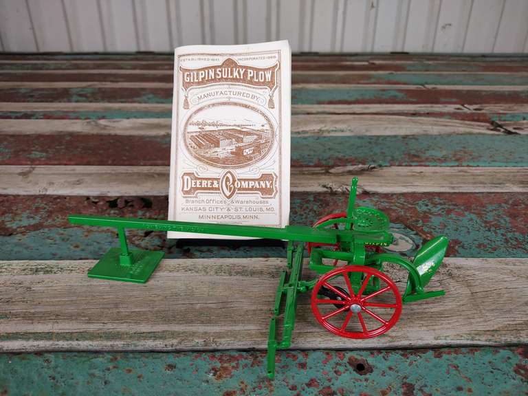John Deere Gilpin Sulky Plow Including Booklet - Gavel Roads Online ...