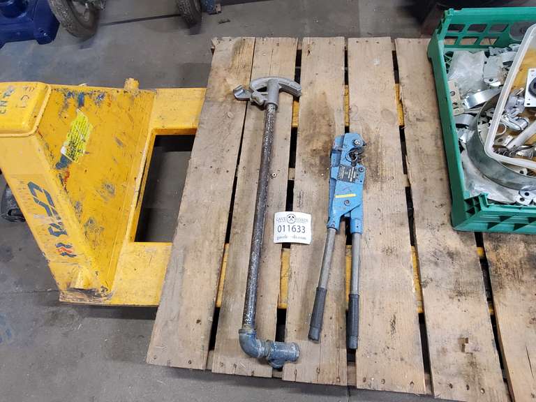 1/2" Capacity Thinwall Conduit Bender/Hollingsworth Terminal Crimping ...