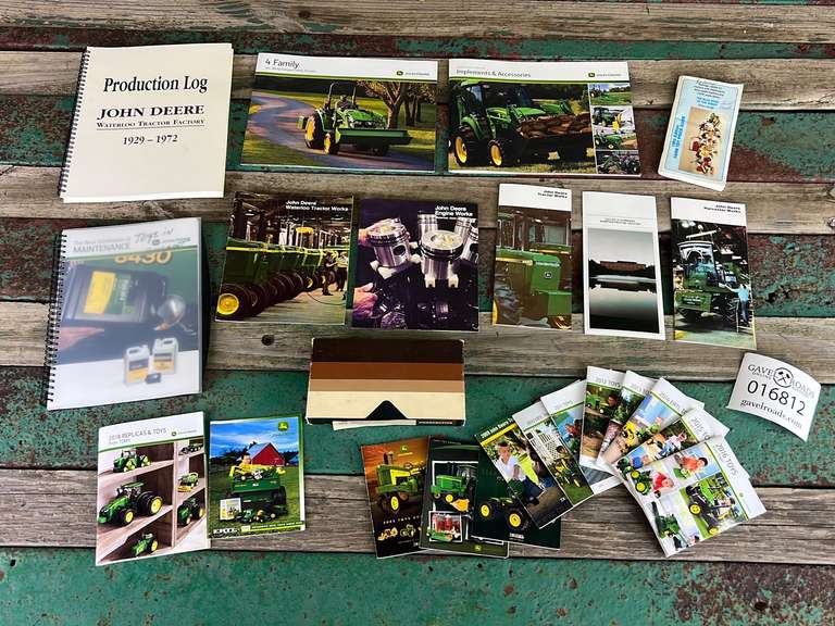 Assorted John Deere Catalogs - Gavel Roads Online Auctions