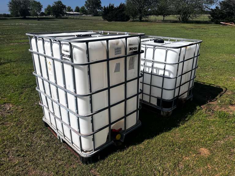 (2) Plastic Water Totes - Gavel Roads Online Auctions