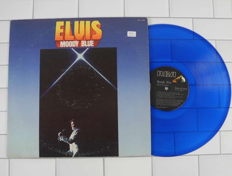 Elvis Presley - Moody Blue - 1977 - On Blue Vinyl! - GC5 Auctions