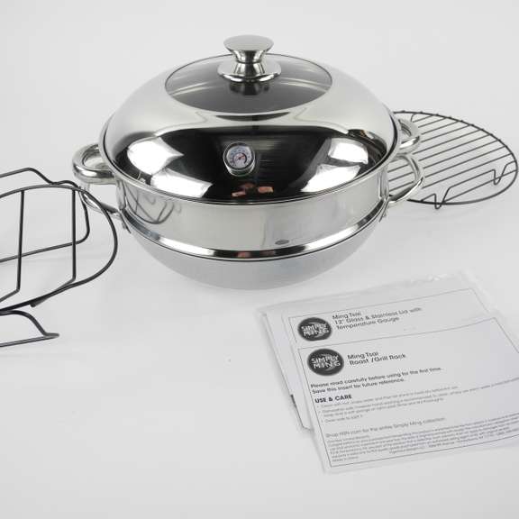 New Simply Ming Cooking System with Grilling Racks - GC5 Auctions