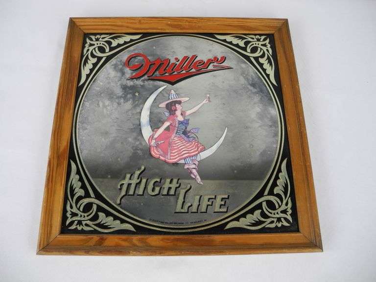 Vintage Miller High Life Mirror - GC5 Auctions