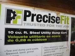 Precise Fit 10 Cu Foot Steel Utility Dump Cart in Box - GC5 Auctions