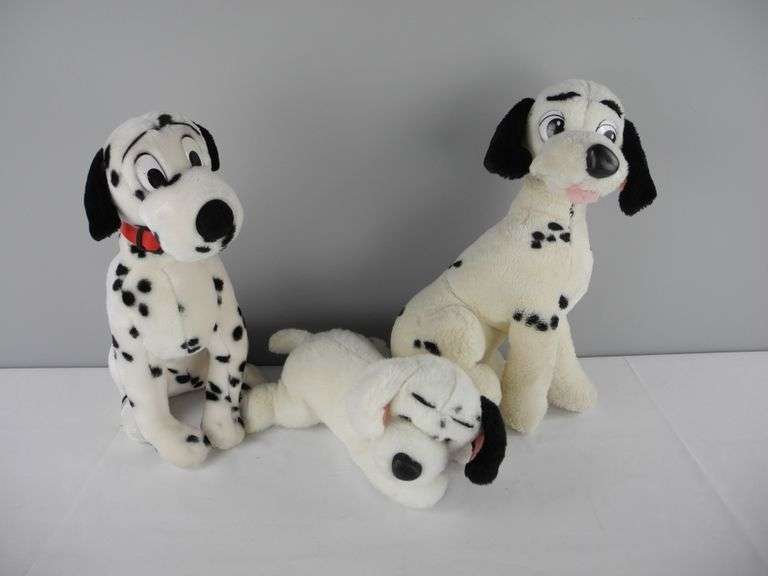 3 Disney Dalmatian Plush - GC5 Auctions