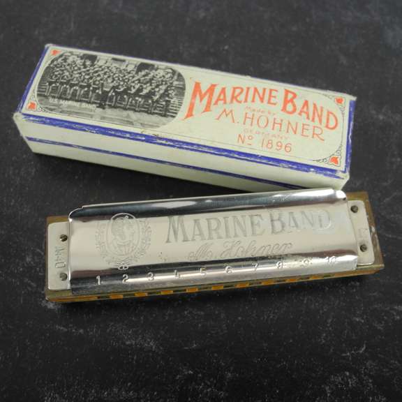 M. Hohner Marine Band Harmonica in Original Box - GC5 Auctions