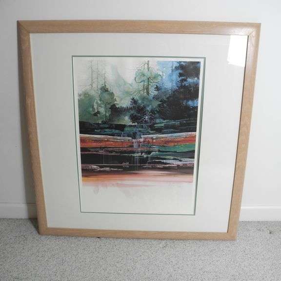 Large Framed Print 141 of 1027 Signed Print - Atkinson - GC5 Auctions
