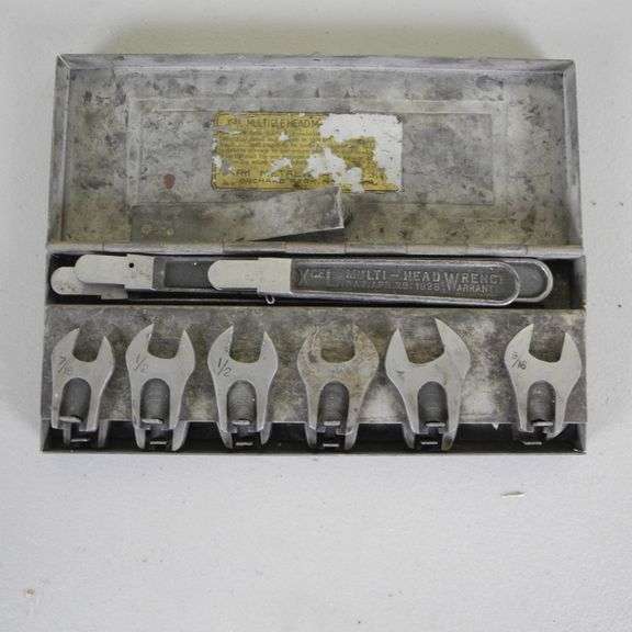 Vintage Multi-Head Wrench Set in Box - GC5 Auctions