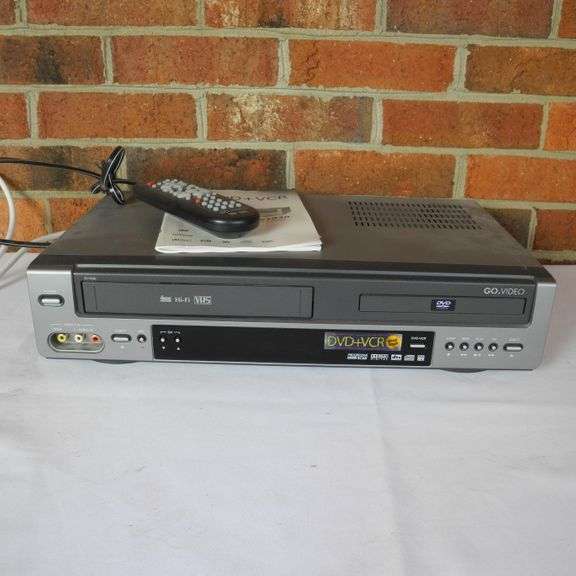 Go-Video DVD VCR with Remote and Manuals - GC5 Auctions