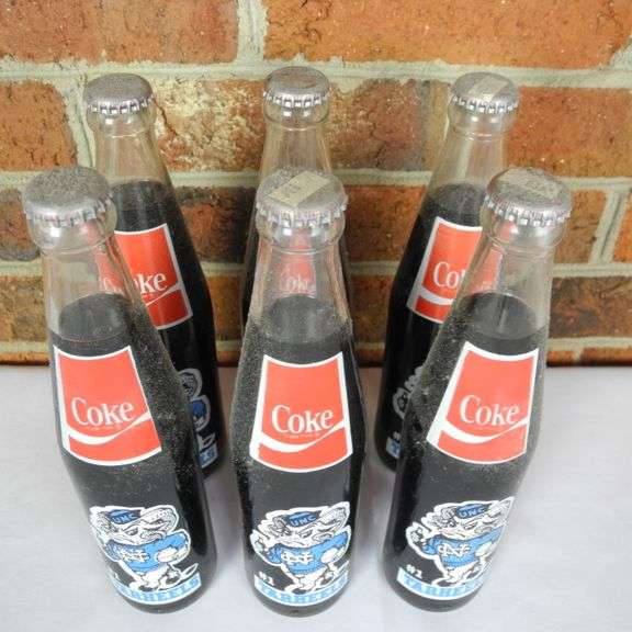 Lot of 6 UNC Tarheels 1981-1982 National Champions Coke Bottles - GC5 ...