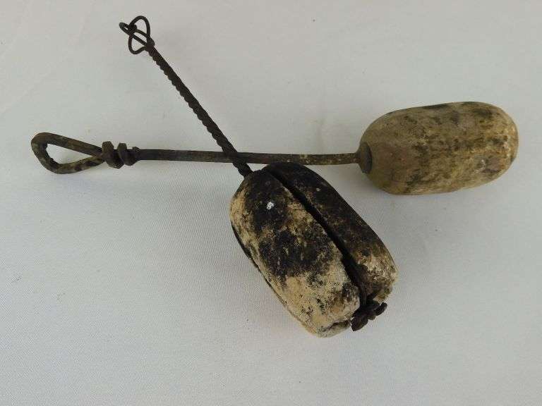 Pair of Antique Pumice Stone Wands - GC5 Auctions