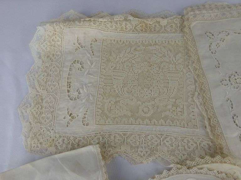 Collection of Antique Table Linens - GC5 Auctions