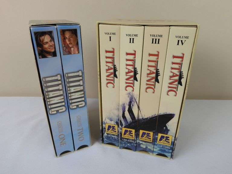Lot of 2 Titanic VHS Box Sets - GC5 Auctions