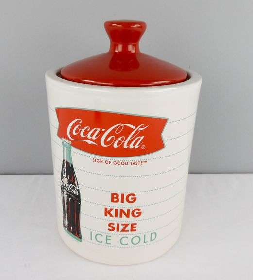 Nice Coca-Cola Ceramic Cookie Jar - GC5 Auctions