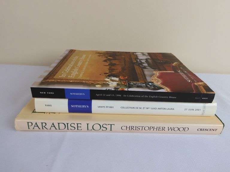 Trio of Books with Sotheby's Catalogs - GC5 Auctions