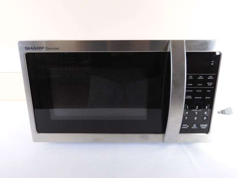 Sharp 900W Carousel Microwave Oven - GC5 Auctions