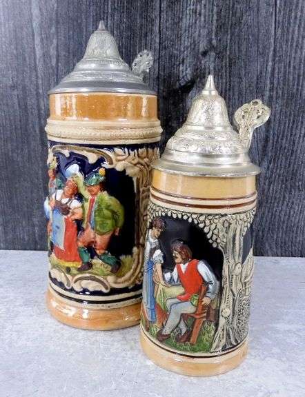 Two Vintage West German Steins - GC5 Auctions