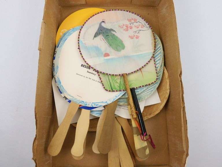 Box Lot of Hand Fans - GC5 Auctions