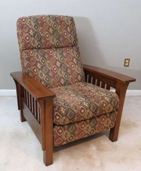 Lane Mission Style Upholstered Recliner - GC5 Auctions