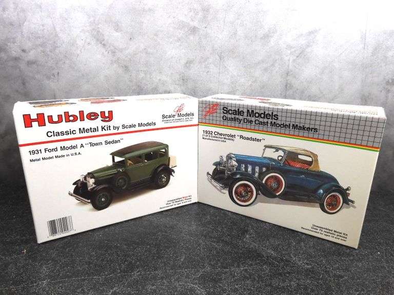 Lot of 2 Metal Scale Model Kits Hubley and Scale Model - GC5 Auctions