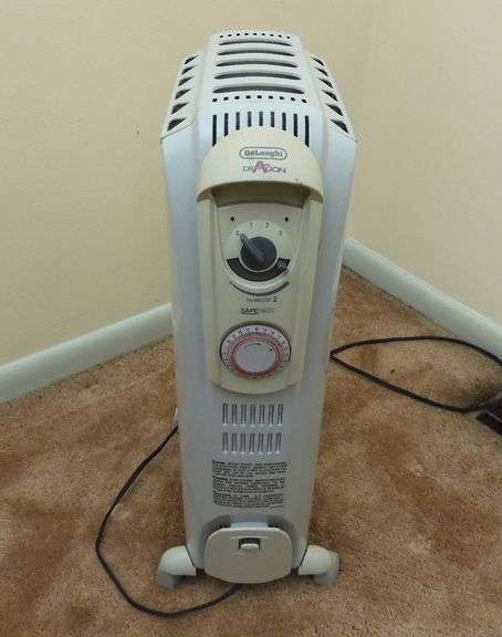 Delonghi Dragon Oil Filled Electric Heater with Thermostat - GC5 Auctions