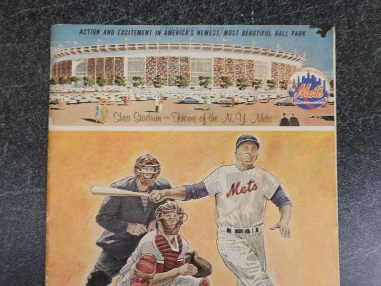 1964 NY Mets "Worlds Fair Edition" Official Scorecard - GC5 Auctions