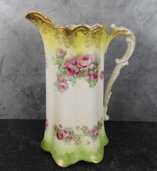 Vintage Smith-Phillips Semi-Porcelain Tall Pitcher - GC5 Auctions