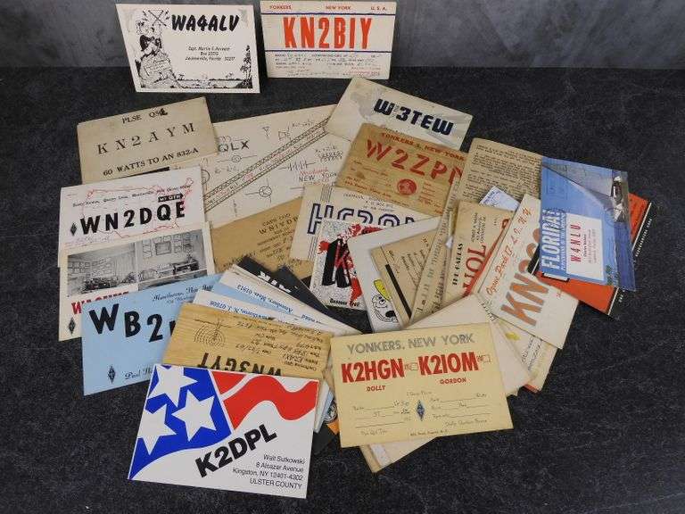Collection of Vintage Ham Radio QSL Cards - GC5 Auctions