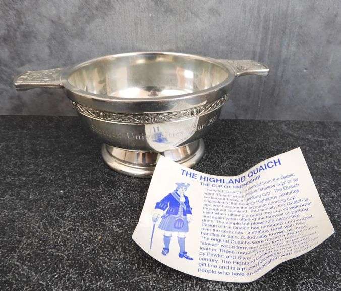 The Highland Quaich Pewter Friendship Cup - GC5 Auctions