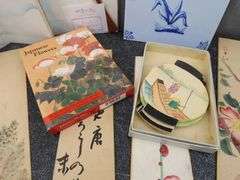 Collection of Beautiful Japanese Collectibles with Original Watercolors ...
