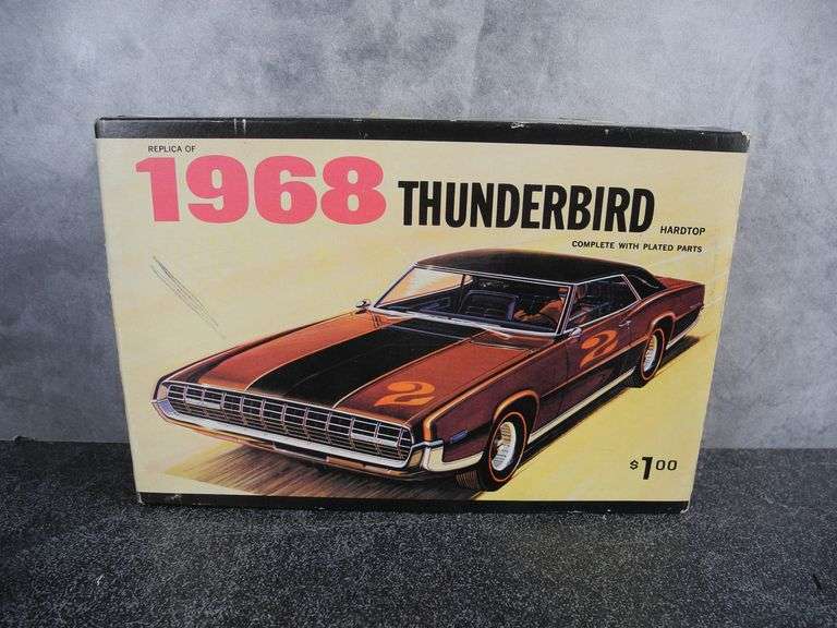 Palmer Plastics Unassembled 1968 Thunderbird Model Car - GC5 Auctions