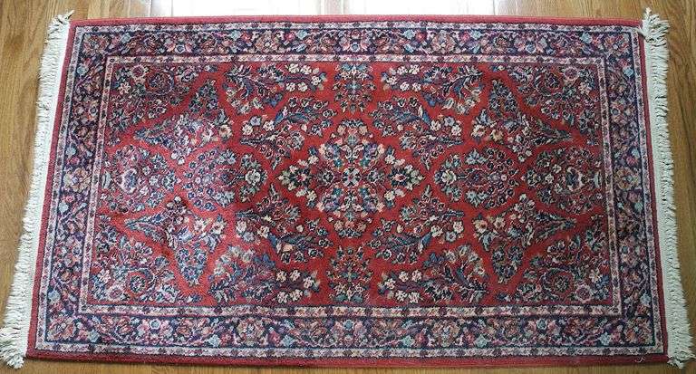 Karastan "Karouk" All Wool Machine Loomed Rug with Pad - GC5 Auctions
