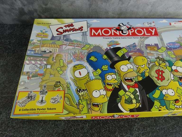 2001 "The Simpsons" Monopoly Game - GC5 Auctions