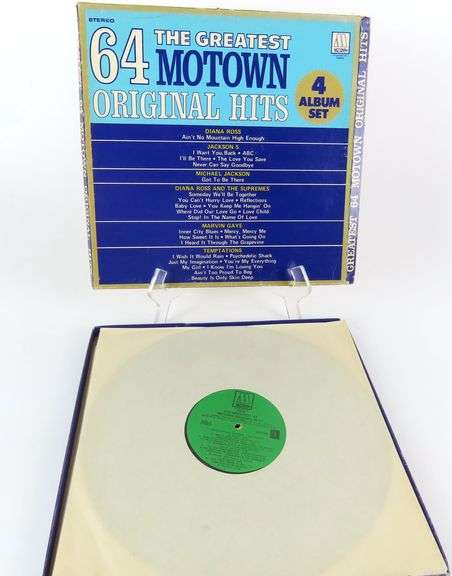 The Greatest 64 Motown Original Hits Box Set (4 Records) - GC5 Auctions