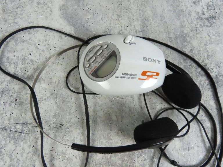 Sony Mega Bass Walkman with Headphones Model SRF-M85V - GC5 Auctions