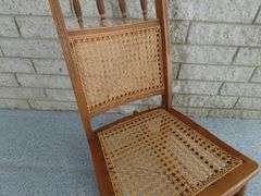 Antique Cane Bottom Rocking Chair - GC5 Auctions